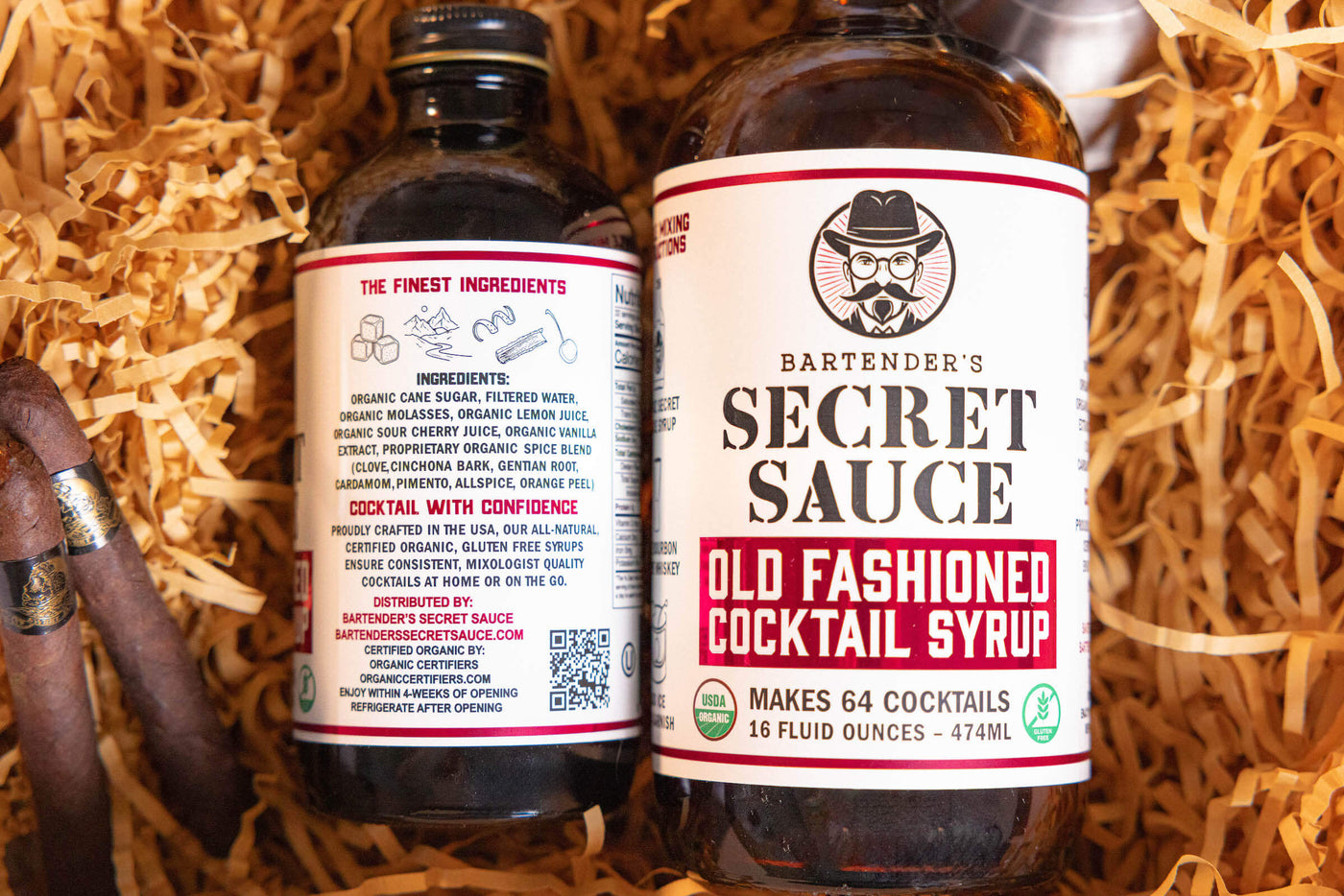 Bartender's Secret Sauce Old Fashioned Cocktail Syrups